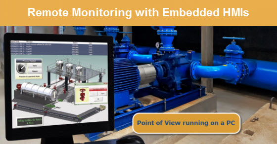 Remote Monitoring with Embedded HMIs | Library.AutomationDirect