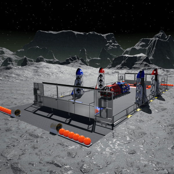 VR Simulation of the 2019 FIRST Robotics Destination Deep Space Game ...