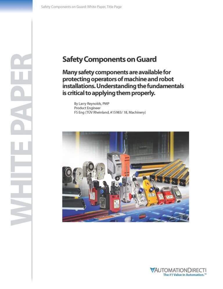 Safety Components on Guard | White Paper | Library.AutomationDirect