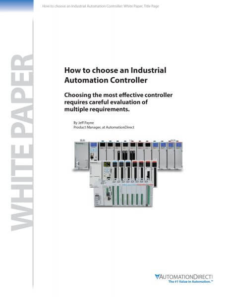 How to Choose an Industrial Automation Controller | White Paper