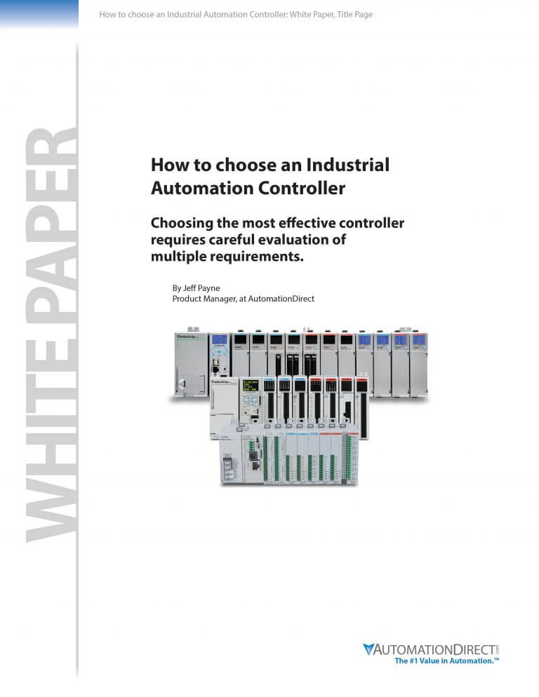 How to Choose an Industrial Automation Controller | White Paper