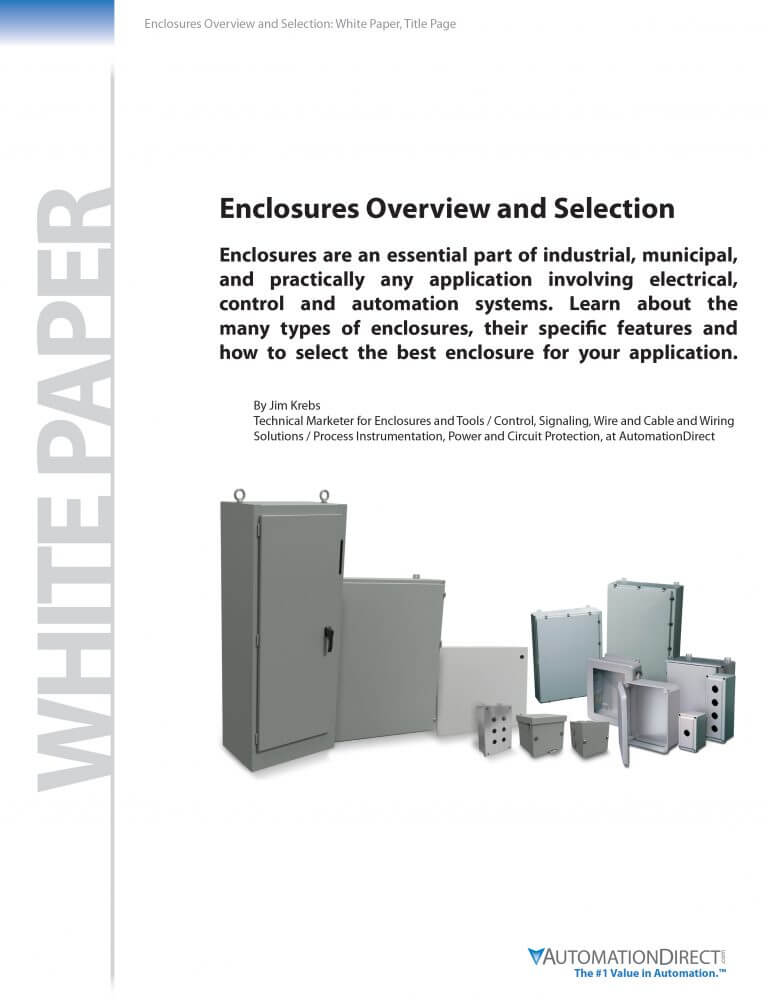 Enclosures Overview and Selection | White Paper | AutomationDirect