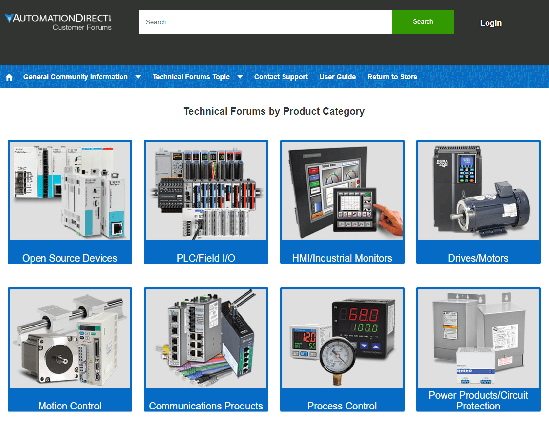 AutomationDirect Customer Community - Connect and Share