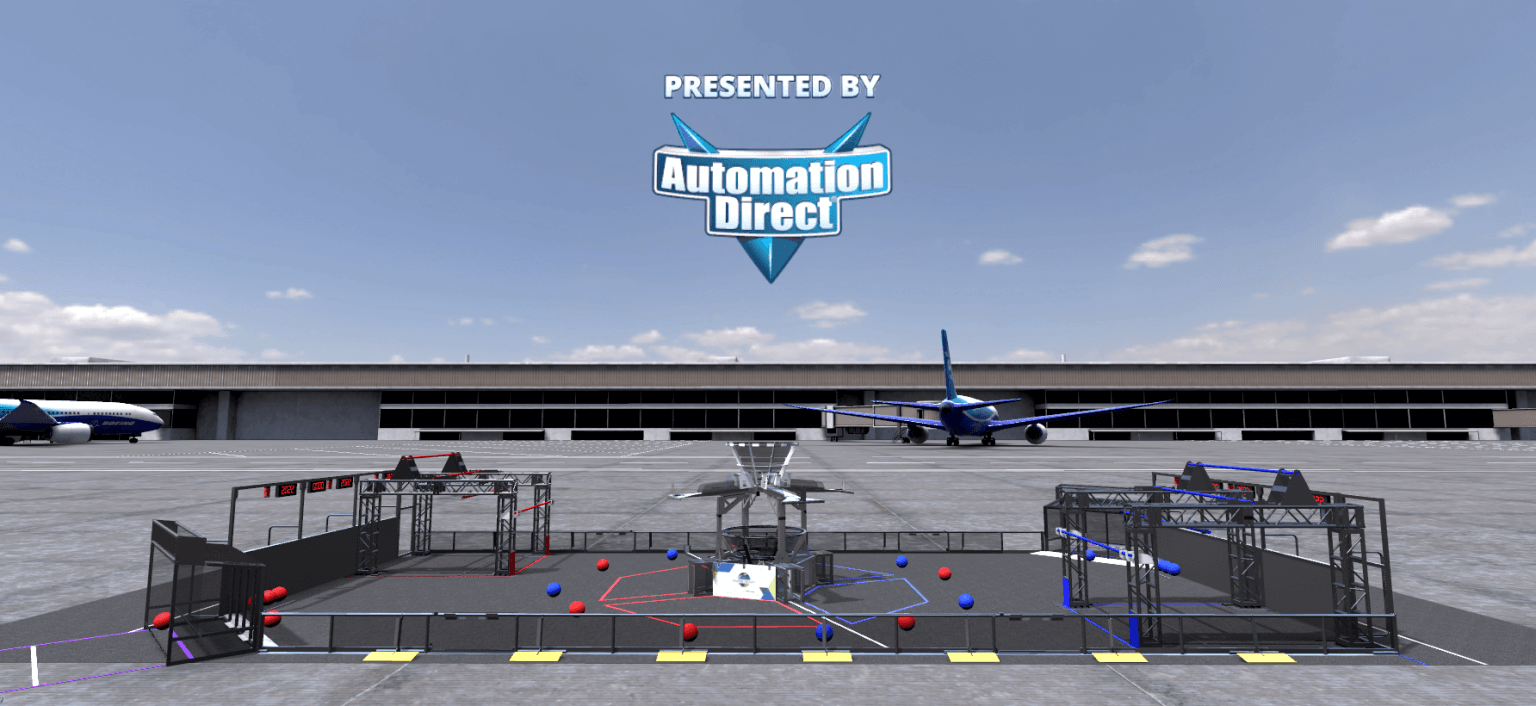 OCULUS QUEST VR Simulation of the 2022 FIRST Robotics RAPID REACT Game ...