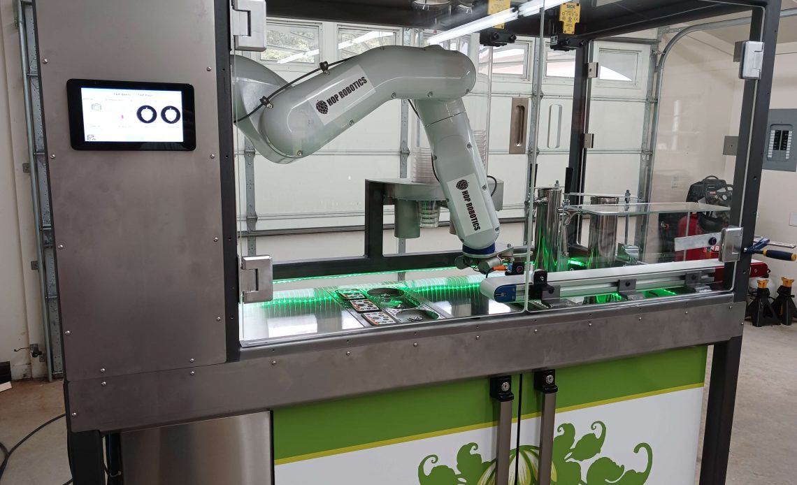 Robotic Beer Dispenser Hits the Ground Running