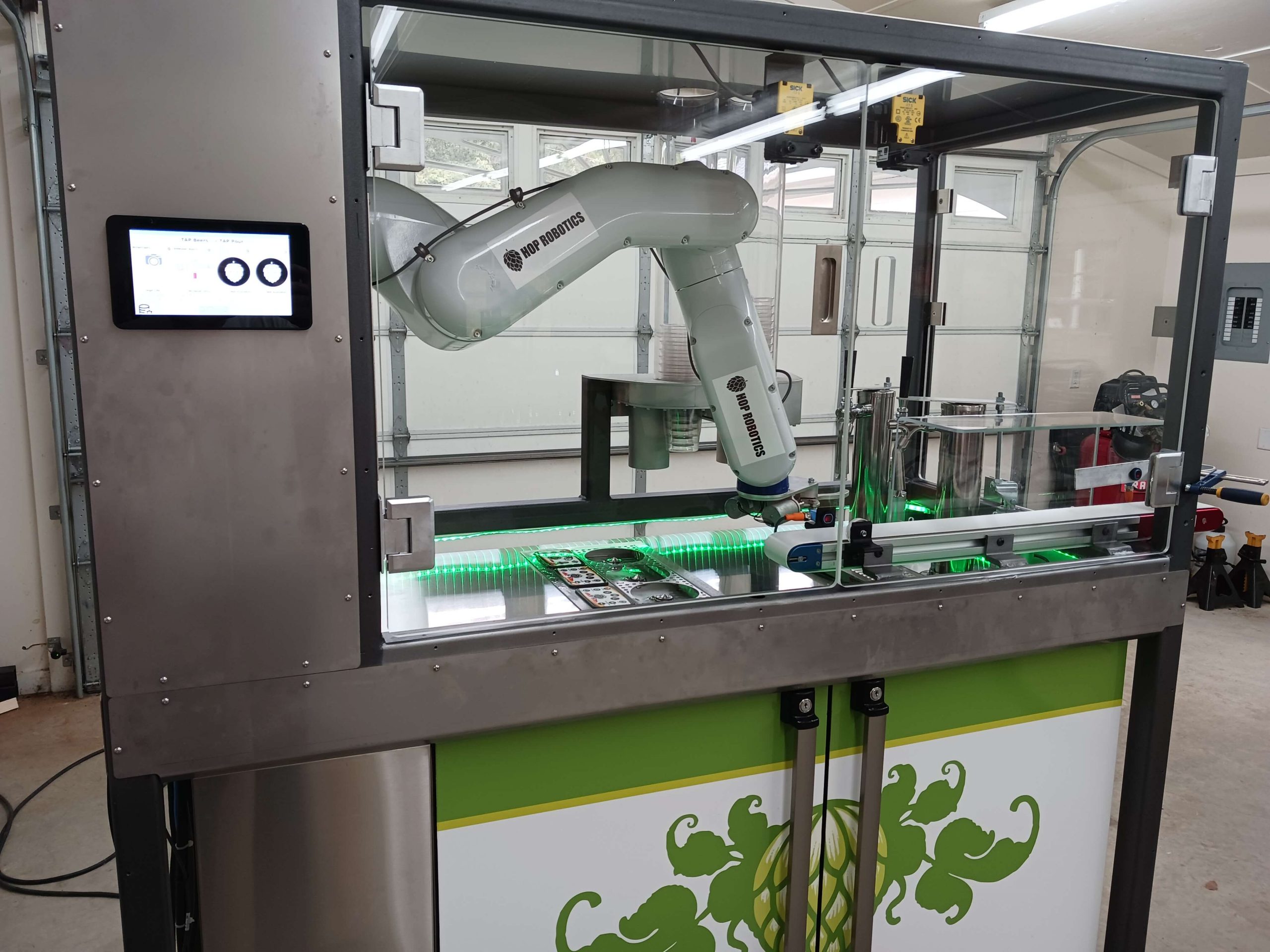 Robotic Beer Dispenser Hits The Ground Running