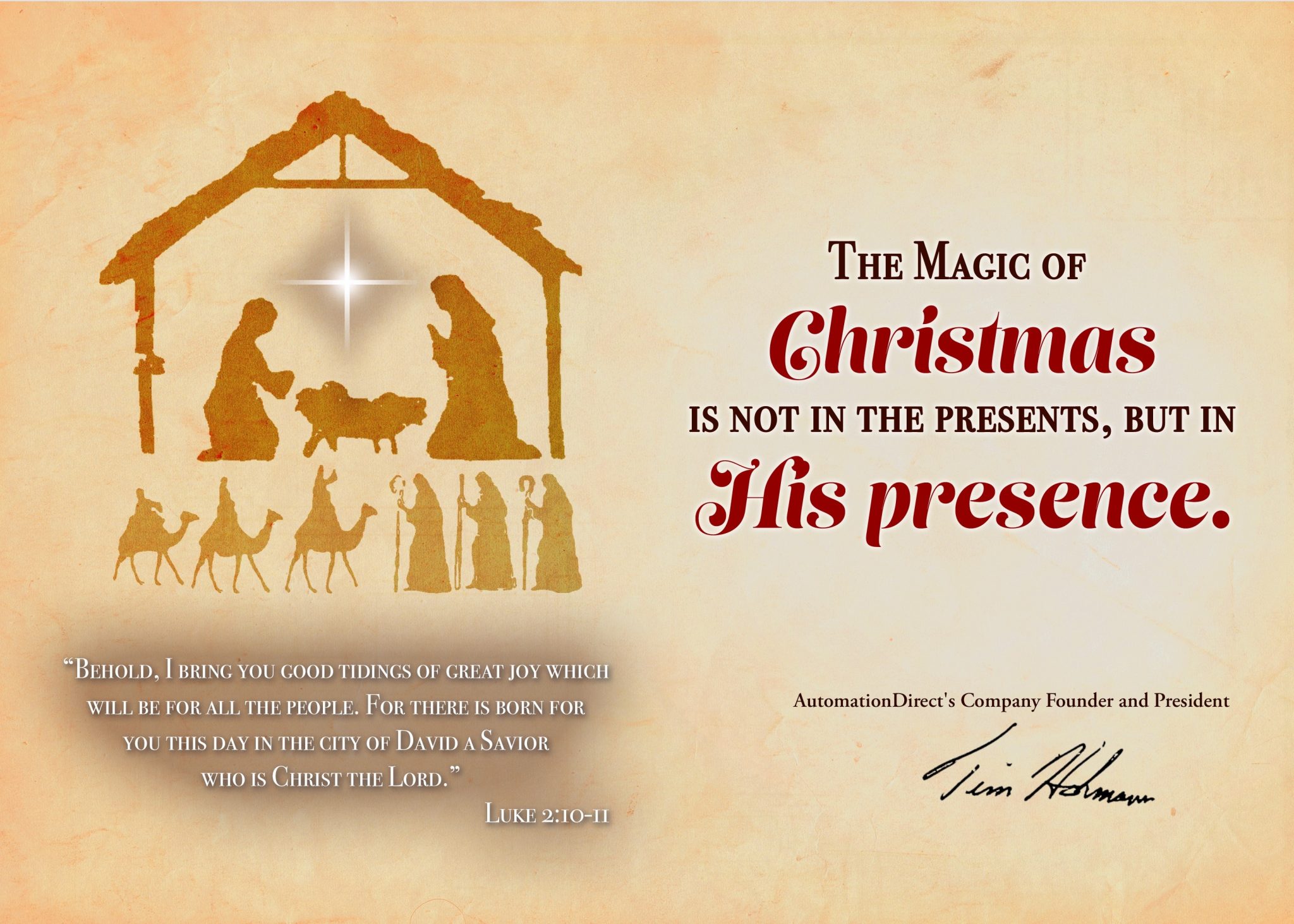 Merry Christmas from AutomationDirect 2022