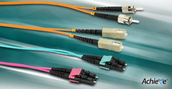 AchieVe Fiber Optic Ethernet Patch Cables from AutomationDirect