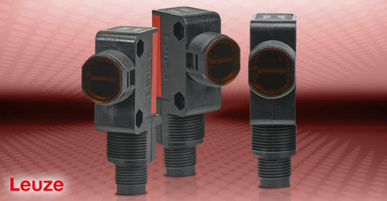 Leuze 18mm Front/Bottom Threaded Rectangular Photoelectric Sensors