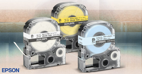 More Epson LabelWorks PX Series Label Cartridges