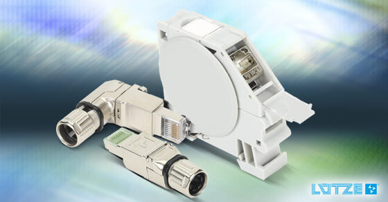 Lutze RJ45 Shielded IDC Field Wireable Connectors and Adapters