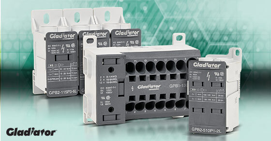 Gladiator GPB1 and GPB2 Enclosed Style Terminal Blocks