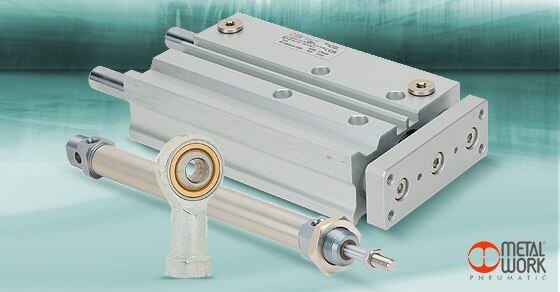 Metal Work ISO 6432 Non-repairable & Dual Guide Rod Pneumatic Cylinders